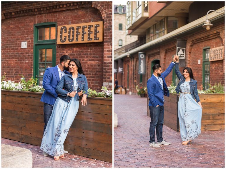 Warda & Usman | TORONTO ENGAGEMENT PHOTOGRAPHY | The Distillery District & Cacao 70 | Toronto ...